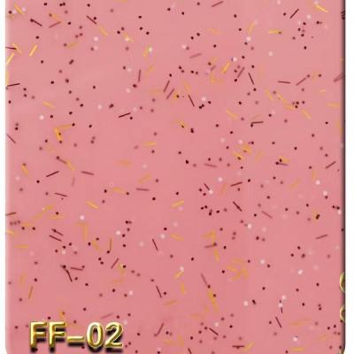 China Iridescent Sublimation Red Glitter Acrylic Sheet 5mm Anti Scratch for sale