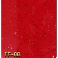 China Fluorescent Glitter Perspex Plexiglass Sheets 4x8 3mm White Rose for sale