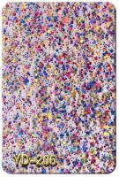 China Frosted Plexiglass Orange Glitter Acrylic Sheet Cast Laminated 3mm for sale