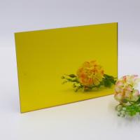 China Colour Plastic Mirror Plexiglass 4x8 10x10 Gold Acrylic Sheet For Laser Cutting for sale