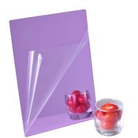 China 0.5mm Glass Acrylic PMMA Sheet Scratch Resistance Rose Green for sale