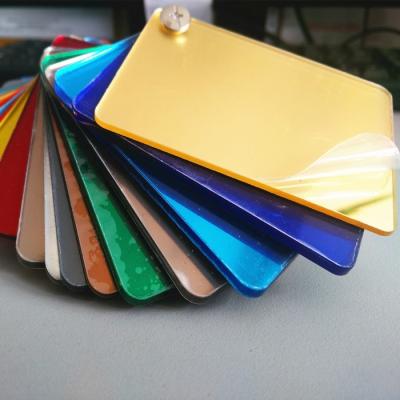China Golden White Wall Acrylic Mirror Sheet 5mm 24x15 8x10 4x8 4ftx6ft for sale