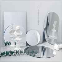 China Antiscratch Adhesive Mirror Acrylic Sheet Gold 12 x 24 Irregular shape for sale