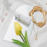 China Antiscratch Adhesive Mirror Acrylic Sheet Gold 12 x 24 Irregular shape for sale