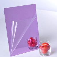 China Antistatic 4x4 4x8 Gold Mirror Acrylic Plexiglass Sheet Place Card for sale
