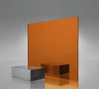 China Antistatic 4x4 4x8 Gold Mirror Acrylic Plexiglass Sheet Place Card for sale