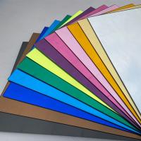 China Colorful Perspex Mirror Acrylic Sheet Cast Plastic 10mm for sale