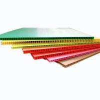 China ODM Corrugated Polypropylene Plastic Sheet Hollow Honeycomb Panel for sale