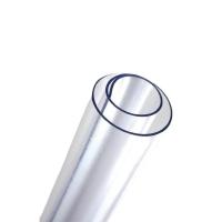China Ribbed Clear Transparent PVC Sheet Panel Film 6mm Cutting Customized for sale