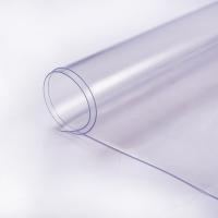 China Ribbed Clear Transparent PVC Sheet Panel Film 6mm Cutting Customized for sale