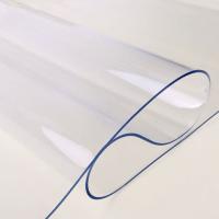China Soft Transparent Flat PVC Sheet Panel For Tablecloth Curtain ROSH Certificated for sale