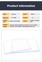 China Clear 6mm Twinwall Polycarbonate Plastic Sheets PC Board  for Buliding Material for sale