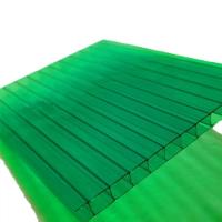 China Honeycomb Plastic Polycarbonate Plastic Sheets 20mm Colored Anti UV for sale