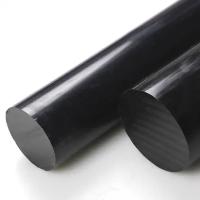 China White Black Plastic PVC Round Rod Bar 1/2 Inch Lightweight for sale