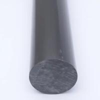 China White Black Plastic PVC Round Rod Bar 1/2 Inch Lightweight for sale