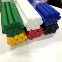 China 1mm 5mm 25mm Nylon PVC Round Rod Extrusion Natural Cast Plastic for sale