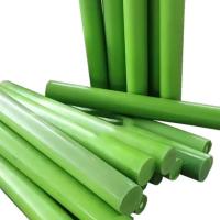 China Colorful Extruded UHMW PE Polyethylene Rods High Hardness High Performance for sale