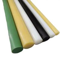 China Colorful Extruded UHMW PE Polyethylene Rods High Hardness High Performance for sale