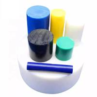 China Colorful Extruded UHMW PE Polyethylene Rods High Hardness High Performance for sale