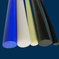 China Polyamide Nylon Round Bar Natural PP Poly Rod Blue Hollow Nylon Rod for sale