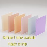 China Pastel Acrylic Blanks Coral Candy Rainbow Colour Sublimation Plexiglass Acrylic Sheet For Laser Cutting for sale