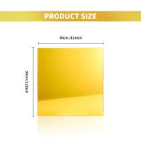 China High Quality Flexible Gold Or Silver Mirror Plastic Acrylic Sheet Offer Acrylic Cutting Service for sale