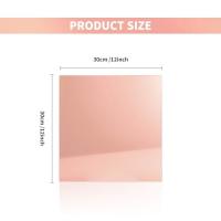 China DIY Wedding Display Acrylic Mirror Wholesale Custom Glass Panels Rose Gold Acrylic Mirror Sheet for sale