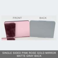 China Pink Rose Gold Acrylic Sheets Board Mirror Cast Blanks 8x12 inch 1/8 Thick for sale