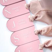 China Pink Rose Gold Acrylic Sheets Board Mirror Cast Blanks 8x12 inch 1/8 Thick for sale