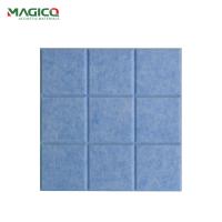 China PET Felt Acoustic Wall Board Effective Soundproofing Polyester Fiber Acoustic Panel for Decoration for sale
