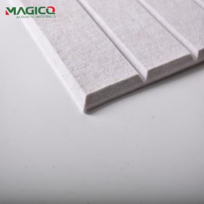 China 100% PET Polyester Acoustic Panel For Space Decoration Polyester Fiber Panel for sale