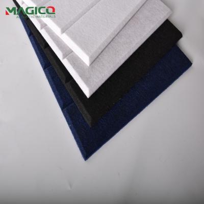 China Recyclable  Acoustic Polyester Fiber Sheets Interior Wall Design For Studios Decor for sale