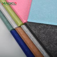 China Stylish 3D Design Polyester Fiber Acoustic Panel 9/12/24mm Thickness for sale