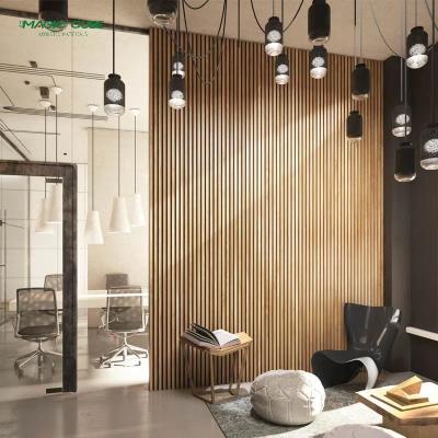 China Cinema Acoustic Wood Panels For Walls 600*2400/2700/3000mm Size for sale