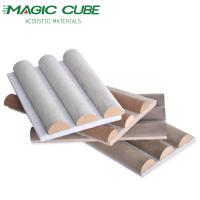 China Suede Fabric And Felt Wood Slat Wall Panels Customizable Eco Friendly for sale