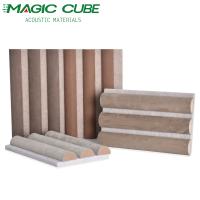 China Reducing Noise Wood Slat Wall Panels 600×2700mm For Bedroom Decor for sale