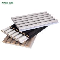 China Customized Size Wood Slat Wall Panels For Aesthetic Appeal And Sound Absorption for sale