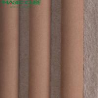 China Multi Color Options Suede Decorative Acoustic Wood Panels 12mm For Home Office for sale