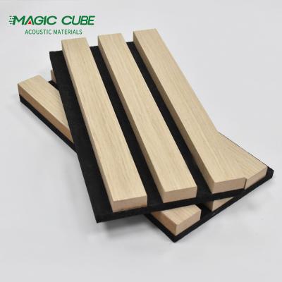 China High Performance Wood Slat Acoustic Panels For Living Room Eco Friendly for sale
