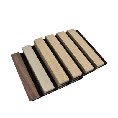 China Living Room Wooden Slat Acoustic Panels Mould Proof 2700mm Length for sale