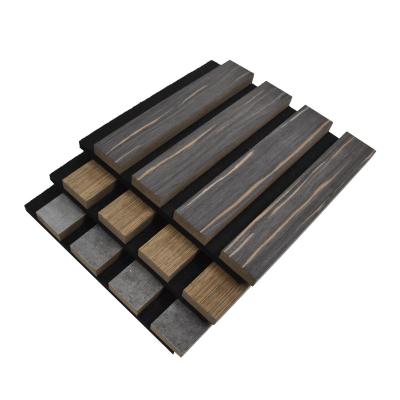 China Modern Strip Acoustic Slat Panels Sound Absorbing Wall Panels Sustainable for sale