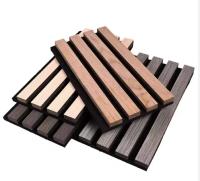 China Music Room Sound Absorbing Wood Slat Acoustic Panels For Apartment Eco Friendly for sale