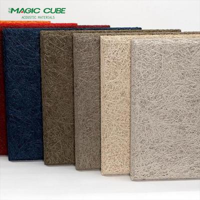 China Contemporary Design Wood Wool Acoustic Wall Panels For Interior Tear Resistant for sale