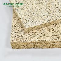 China Mold Resistant 1220*2440mm Wood Wool Acoustic Panel For Home Luxury for sale