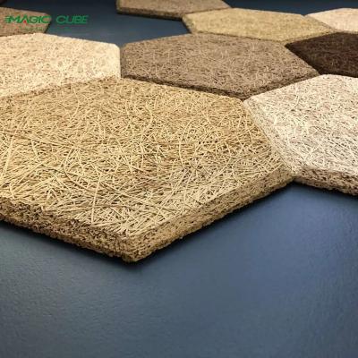 China Fireproof Wood Wool Acoustic Panel For High-Performance Sound Absorption for sale