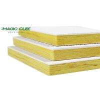 China Customizable Sound Absorbing Fiberglass Panels Acoustic Baffles For Integrated Ceilings for sale
