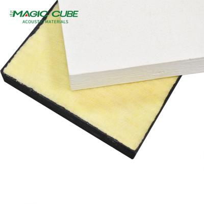 China Customized Made 3D Acoustic Fiberglass Ceiling Panel 15/20/25/30/40/50mm Thickness for sale