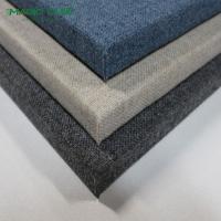 China Glass Wool Core Fabric Wrapped Acoustic Panel 25mm 50mm Thickness for sale