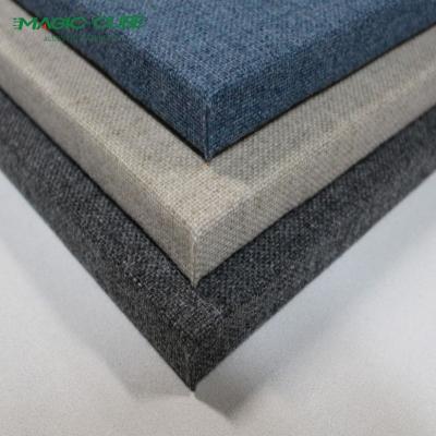 China Glass Wool Core Fabric Wrapped Acoustic Panel 25mm 50mm Thickness for sale