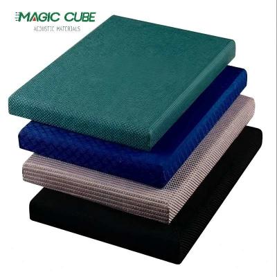 China 25mm Thick Fabric Wrapped Acoustic Panels Lightweight Cinema Interior Decoration for sale